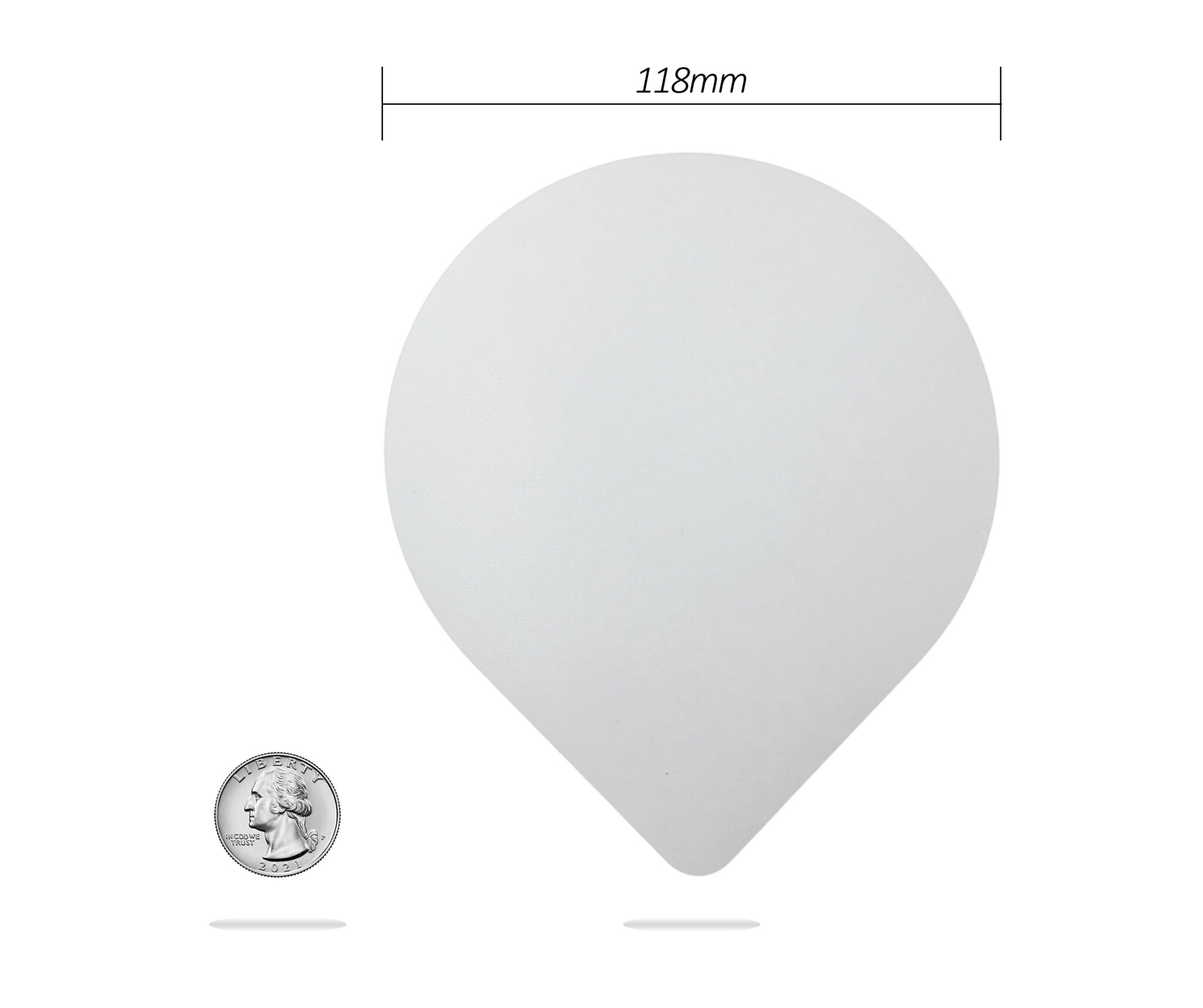 Poly,Paper,Poly Tamper Evident Seal, Deli Container Size (118 mm) (800 ...