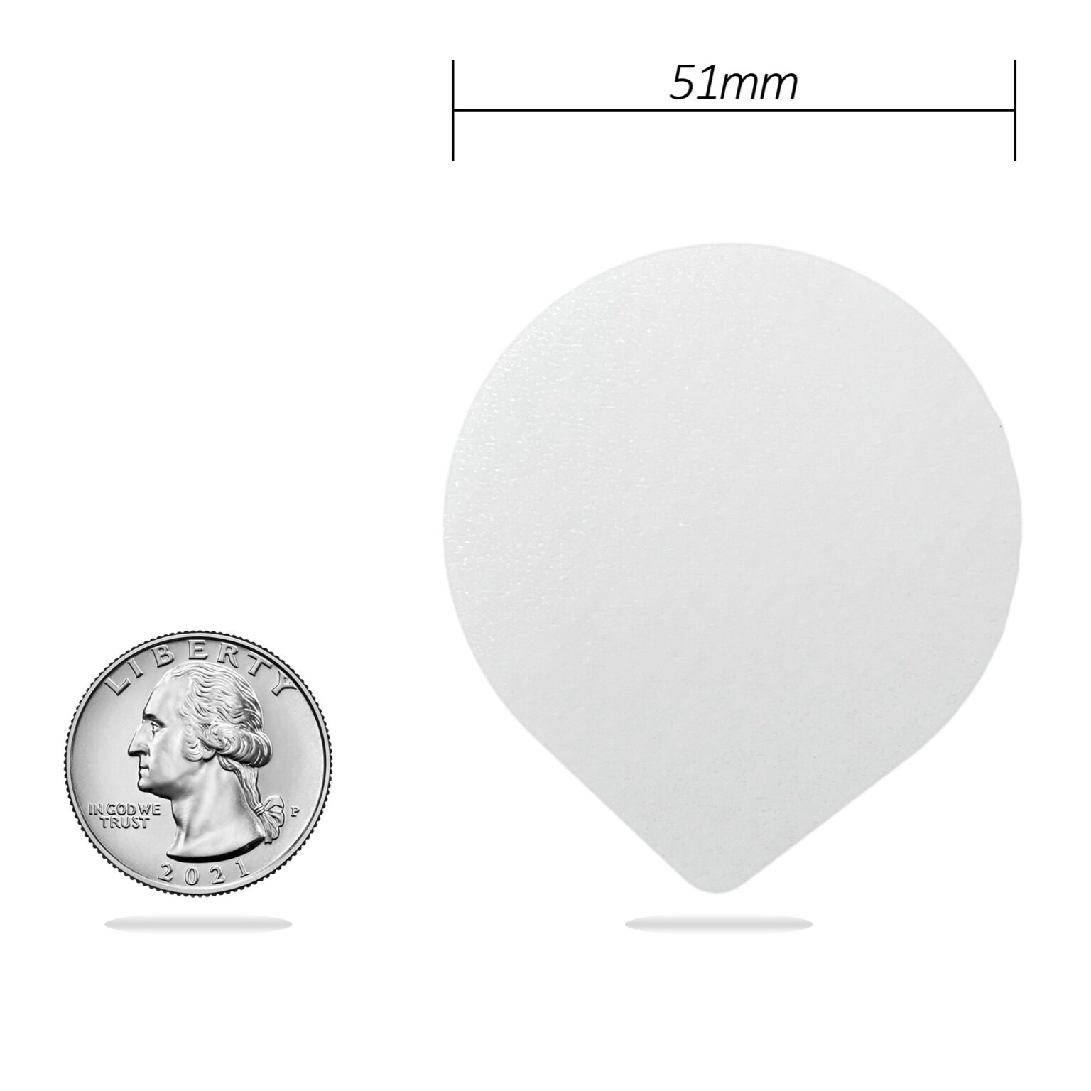 Foil Tamper Evident Seal, Single Serve Size (79 mm) Hard to Hold (1,250 ...